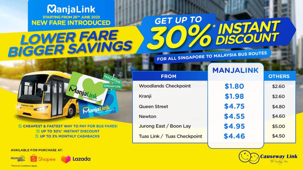 Save Big on Cross-Border Bus Travel with ManjaLink Card | Causeway Link