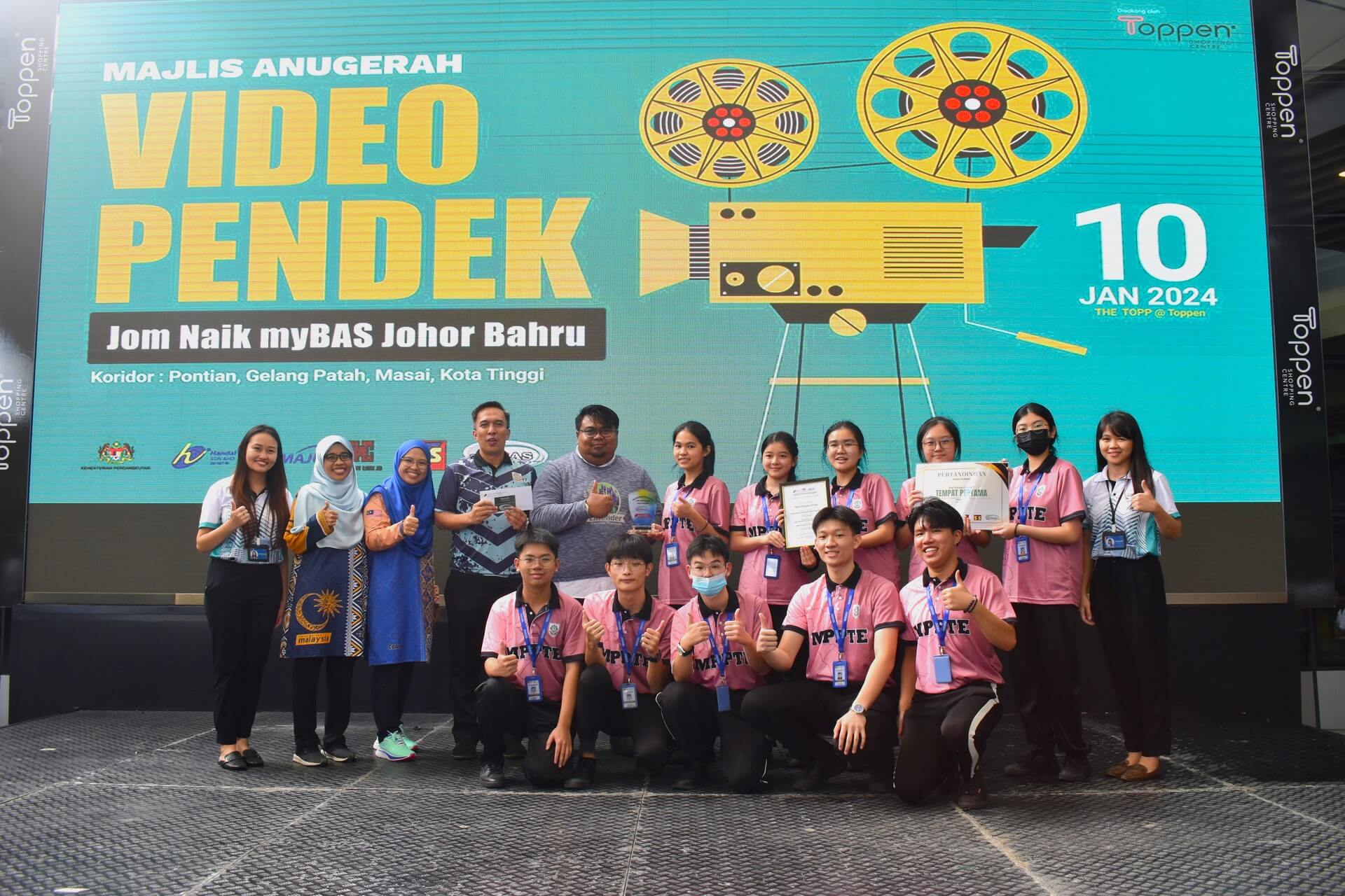 SMK Mutiara Rini Championed 'Jom Naik myBAS Johor Bahru Video ...