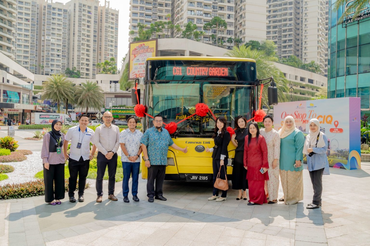 Official Launch of Causeway Link Bus Service Connecting Country Garden ...
